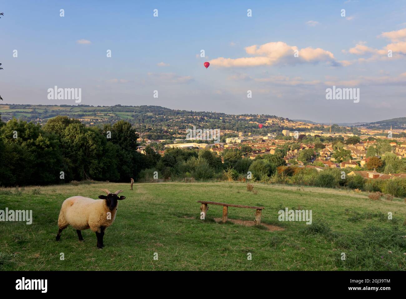 hot air balloons bath Stock Photo - Alamy