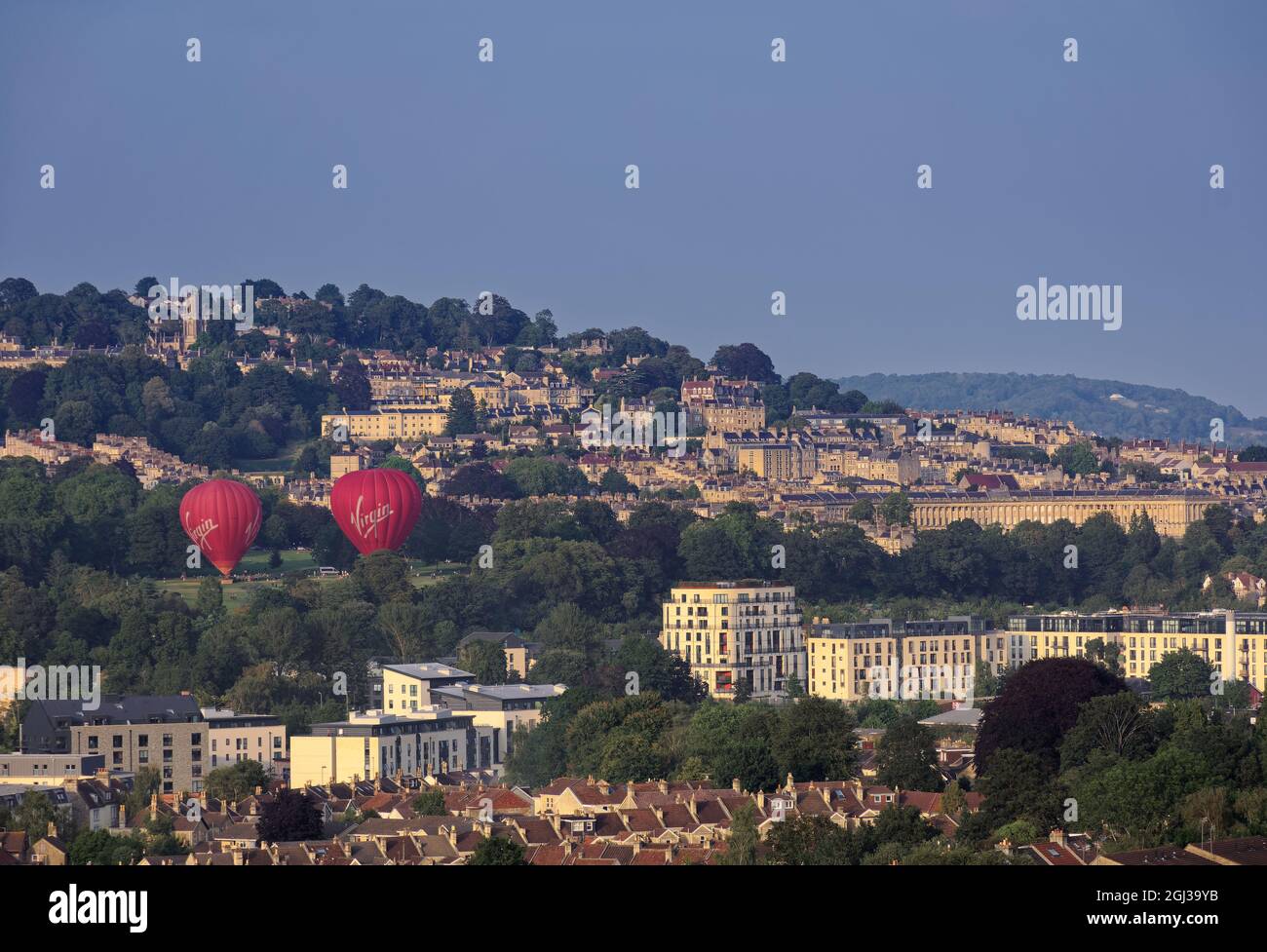 hot air balloons bath Stock Photo - Alamy