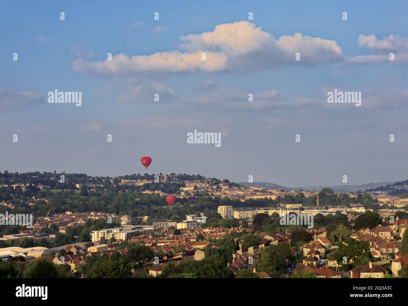 hot air balloons bath Stock Photo - Alamy