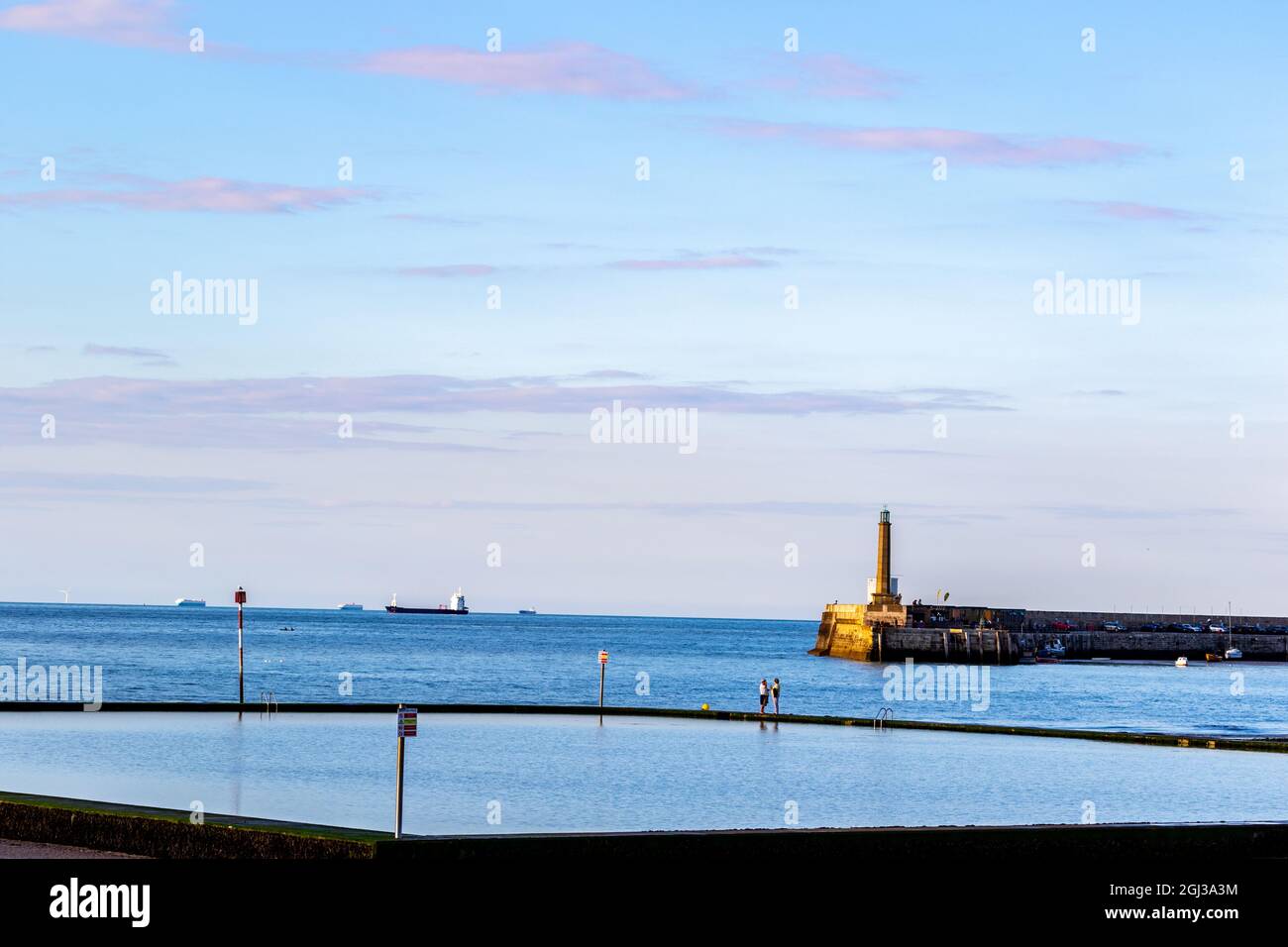 Stunning view footage of the beach in Margate Stock Photo - Alamy
