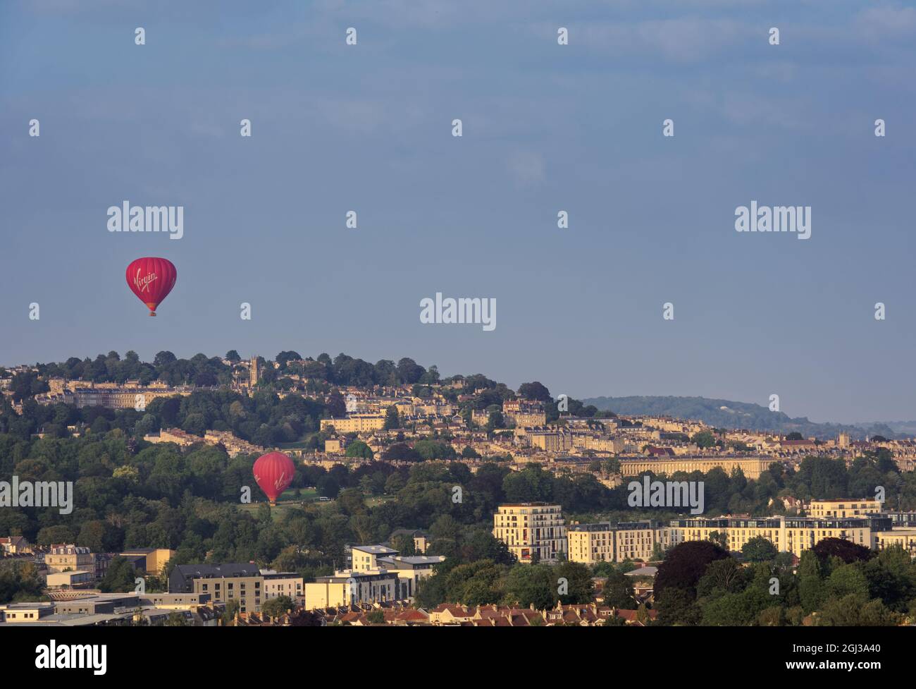 hot air balloons bath Stock Photo - Alamy
