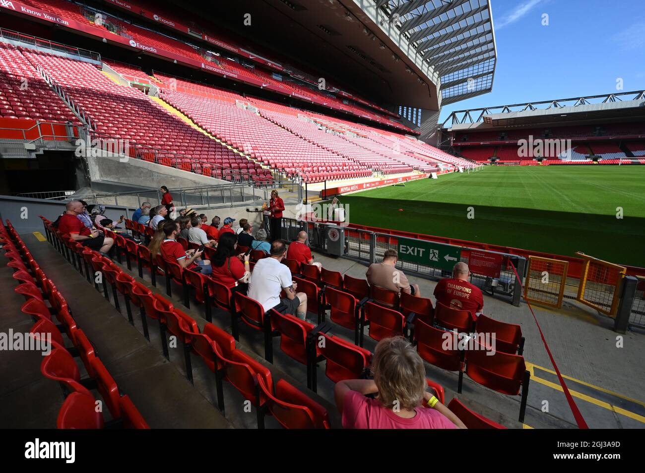 Liverpool Anfield football stadium in Liverpool Stock Photo - Alamy