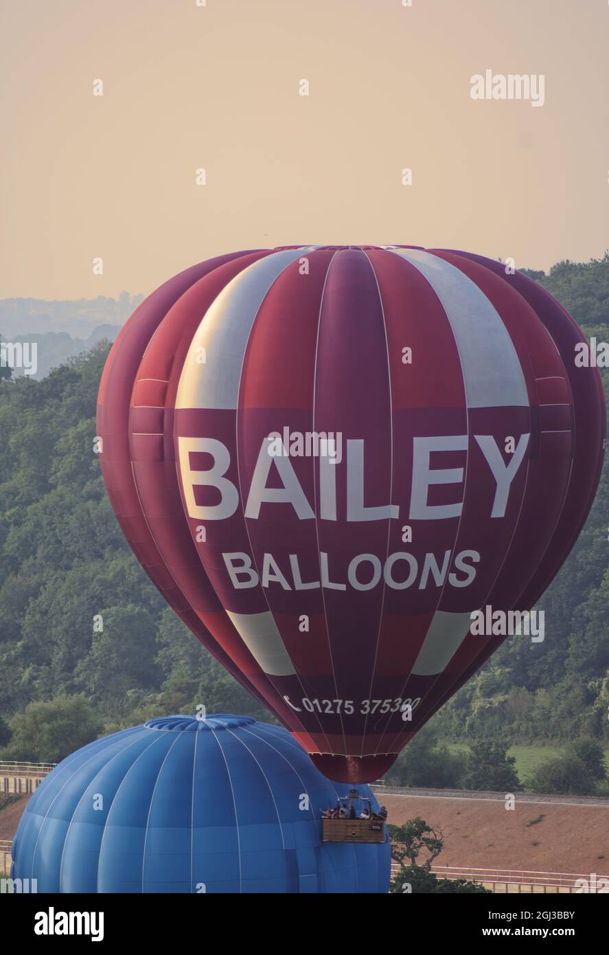 hot air balloons bath Stock Photo - Alamy