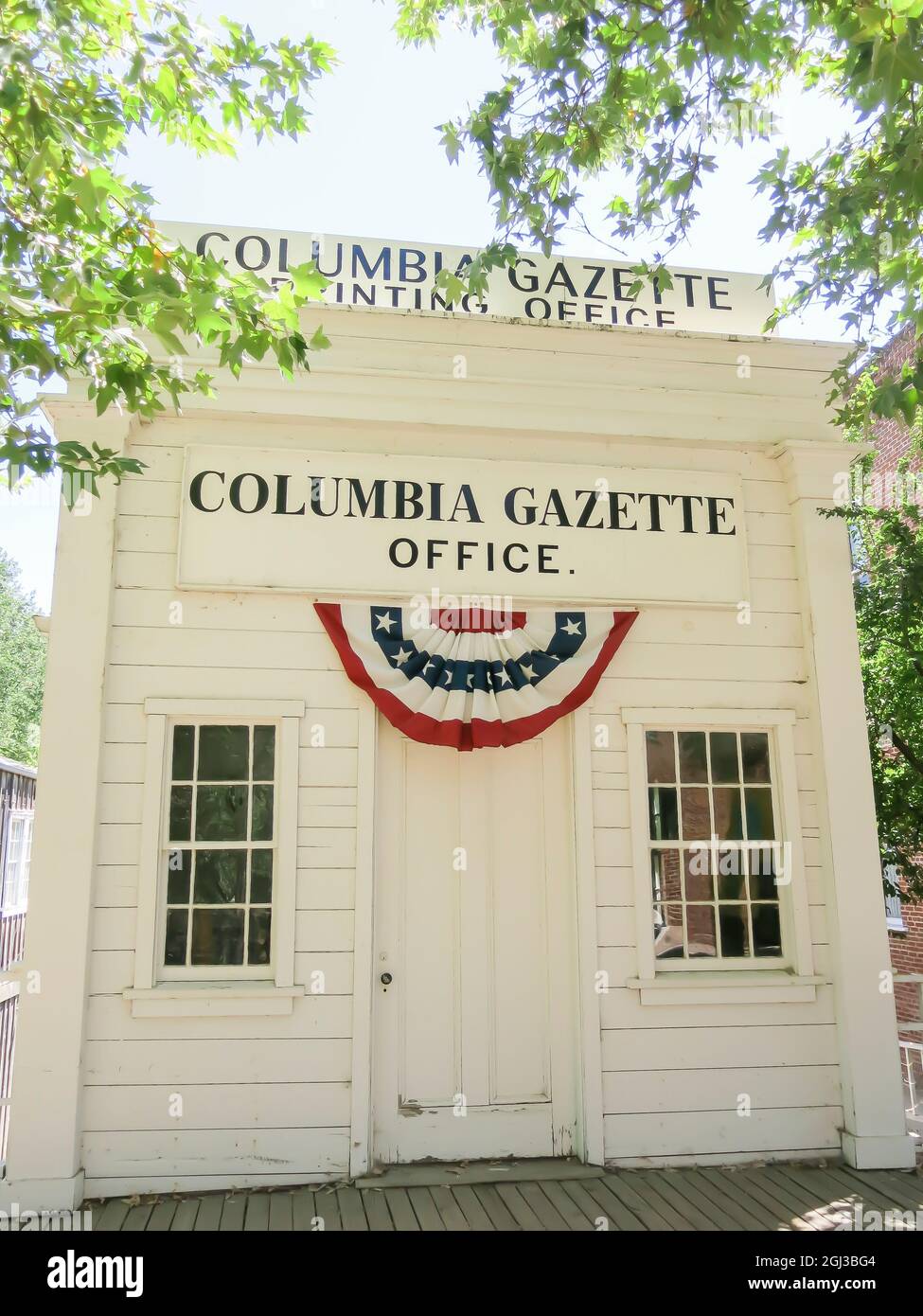 Columbia Gazette, Columbia State Historic Park - Columbia, California ...