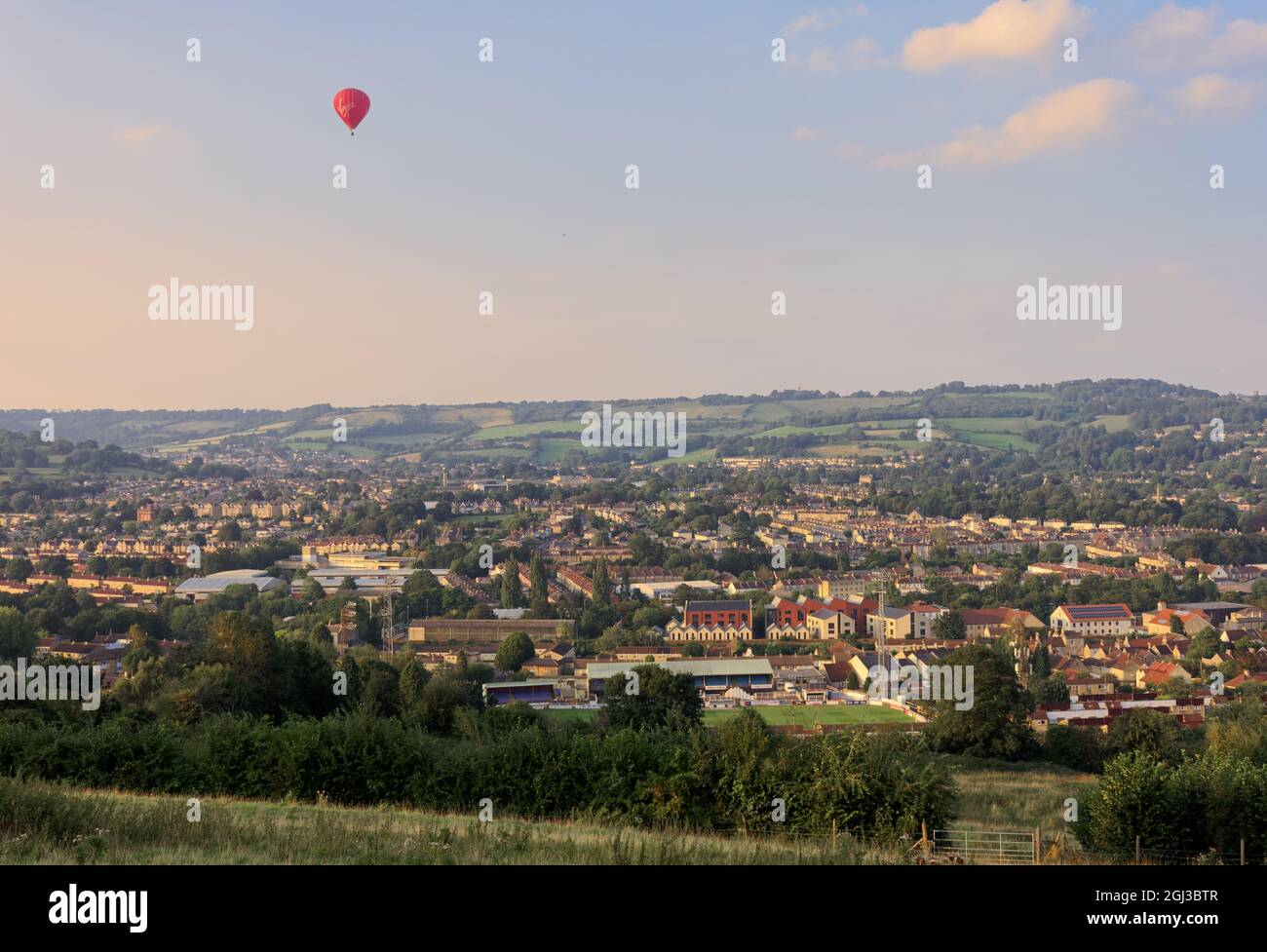 hot air balloons bath Stock Photo - Alamy