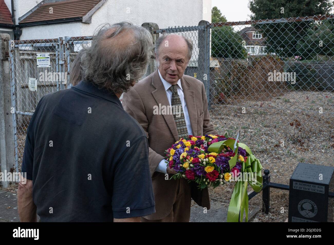 London, UK. 8th Sep, 2021. Chiswick Commemorates 77th Anniversary of ...