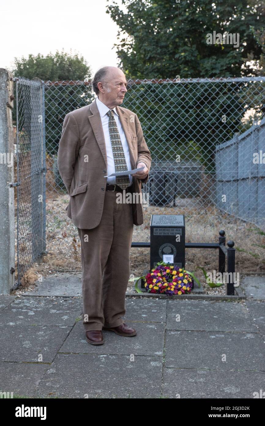 London, UK. 8th Sep, 2021. Chiswick Commemorates 77th Anniversary of ...