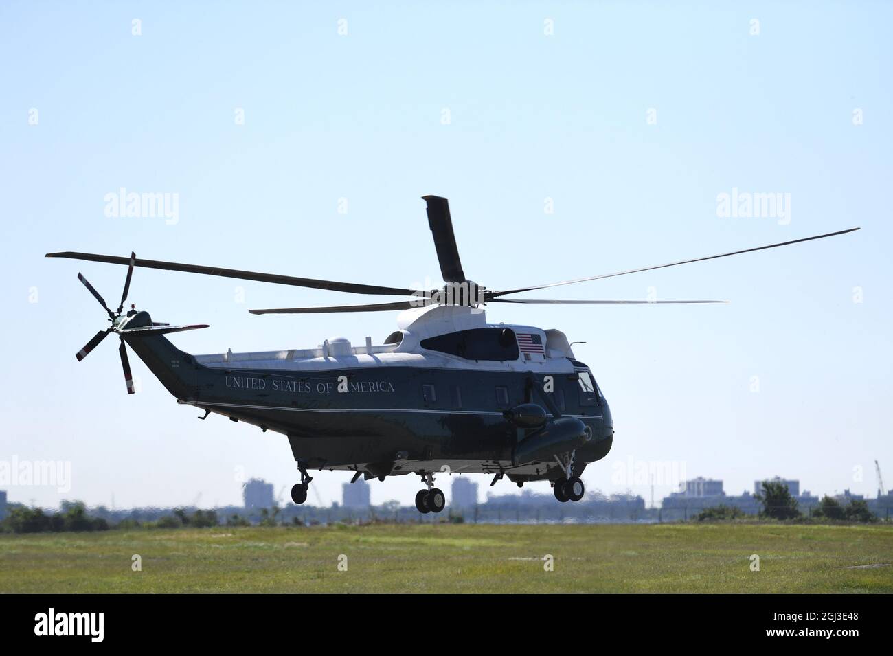 Marine One helicopter carrying President Joe Biden departs John F ...