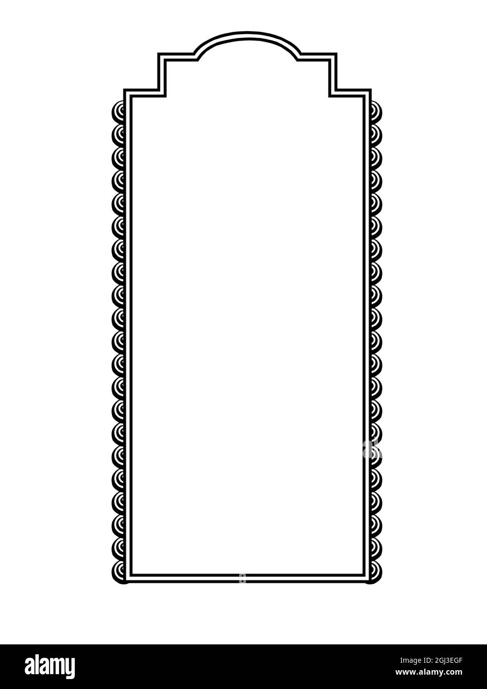 Vintage Rectangle Border