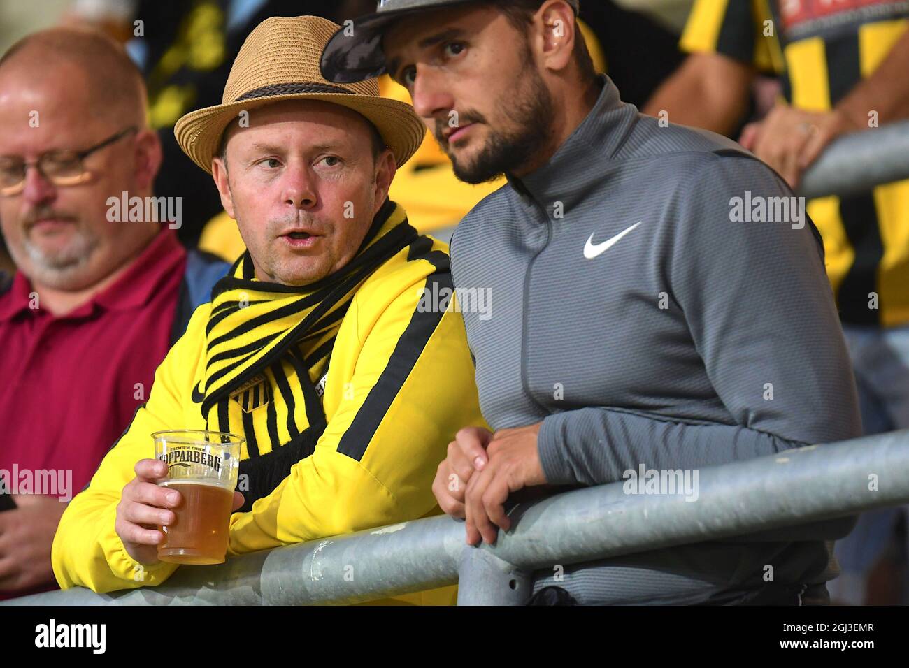 Gothenburg, Sweden. 08th Sep, 2021. Hacken supporters during the UEFA ...