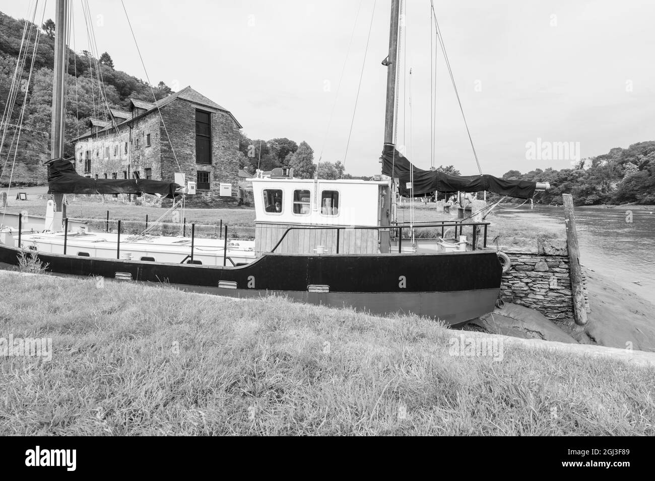 Cotehele quay.Cornwall.United Kingdom.July 23rd 2021.The Discovery ...