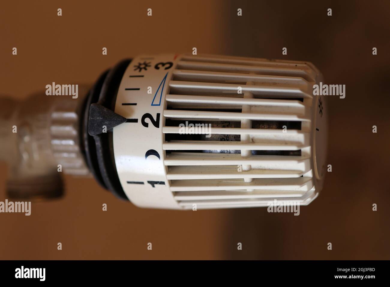 Temperature controller for heating water cooler in the room Stock Photo ...