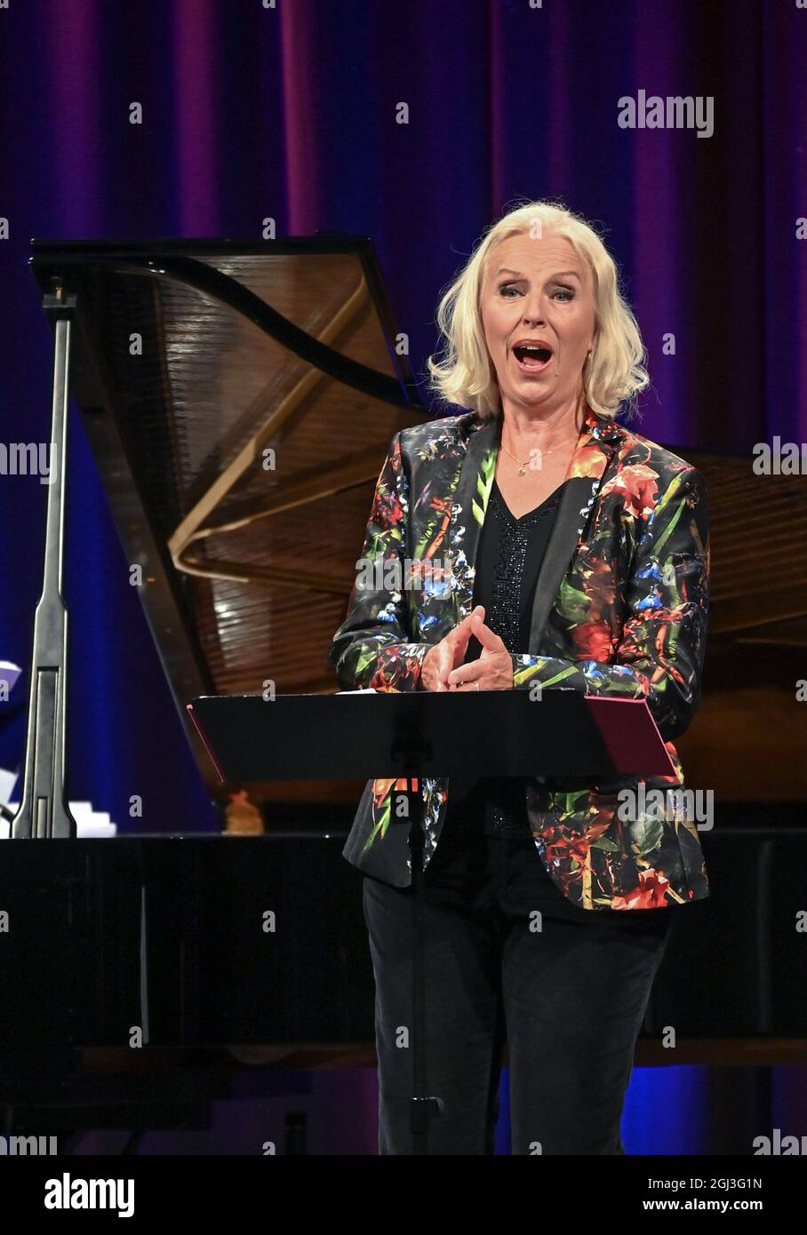 Neuhardenberg, Germany. 04th Sep, 2021. Anne Sofie von Otter, Swedish ...