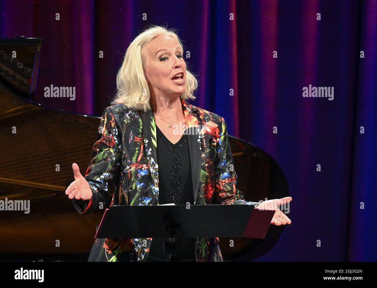 Neuhardenberg, Germany. 04th Sep, 2021. Anne Sofie von Otter, Swedish ...