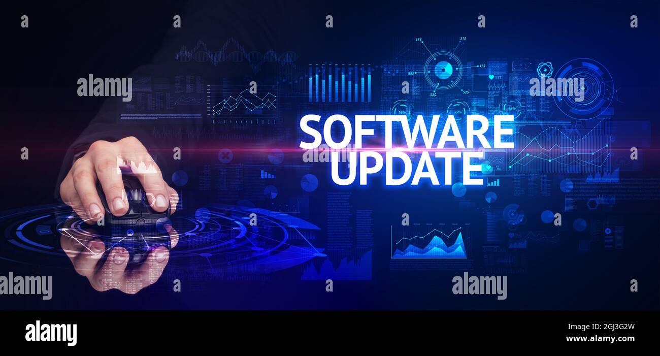 hand holding wireless peripheral, modern technology concept Stock Photo ...