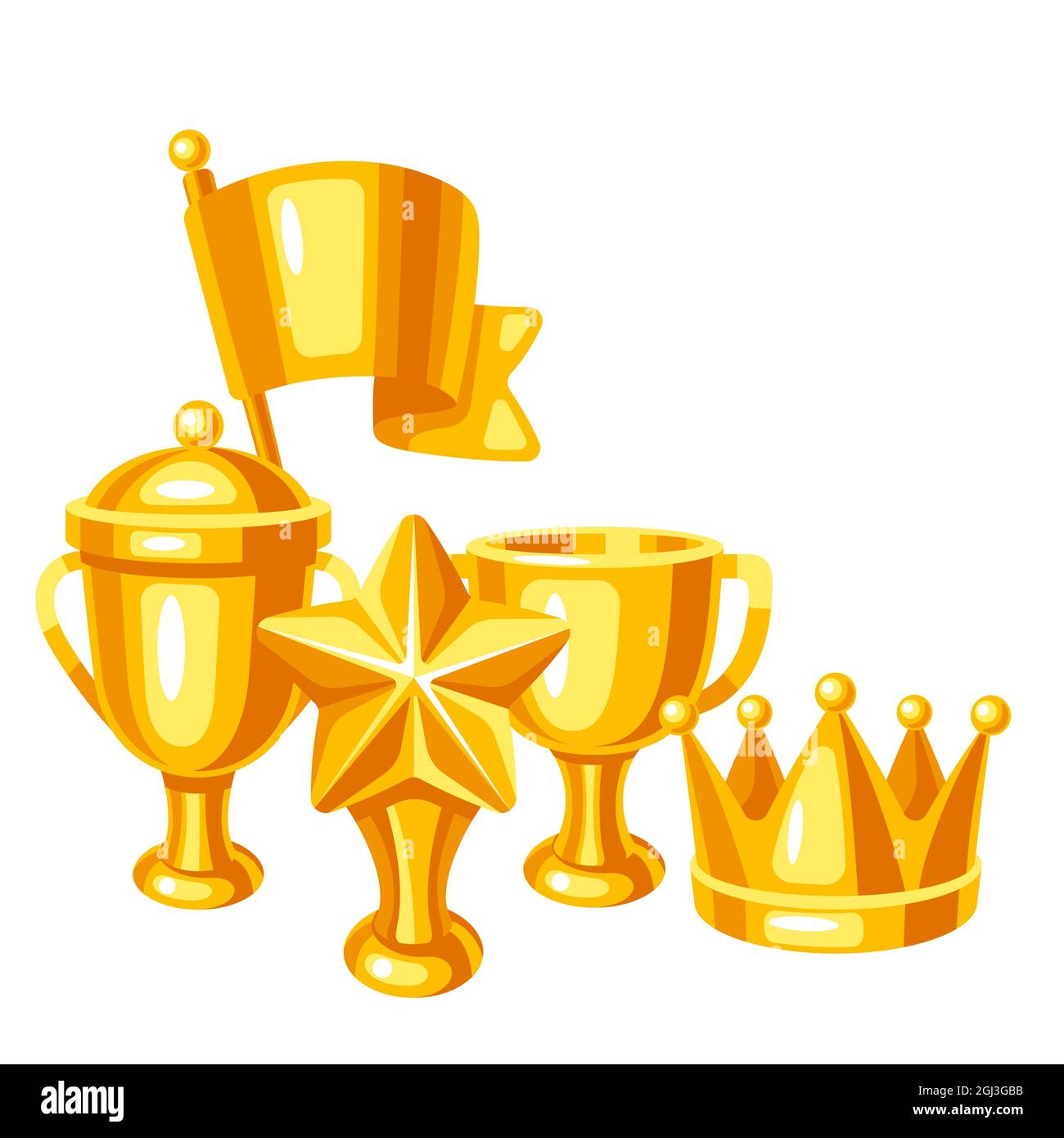 Awards and trophy background. Reward items sports or corporate ...