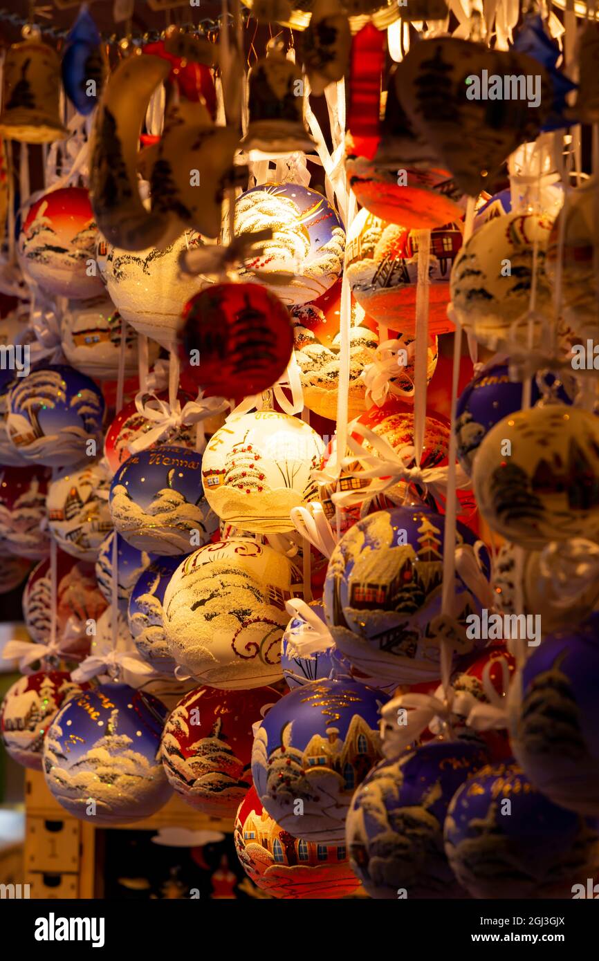 Christmas decoration in Vienna, Austria Stock Photo - Alamy
