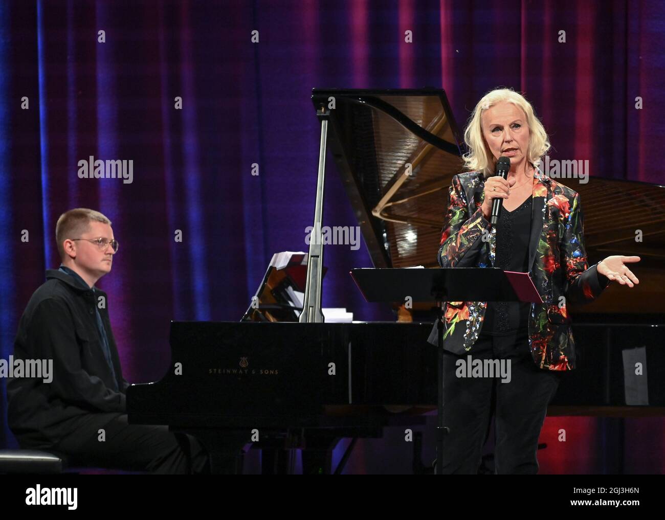 Neuhardenberg, Germany. 04th Sep, 2021. Anne Sofie von Otter, Swedish ...
