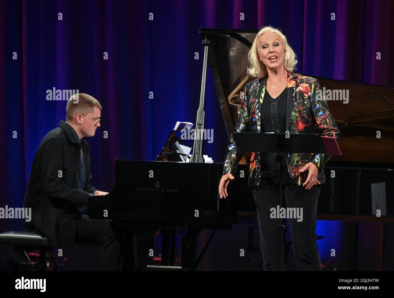 Neuhardenberg, Germany. 04th Sep, 2021. Anne Sofie von Otter, Swedish ...