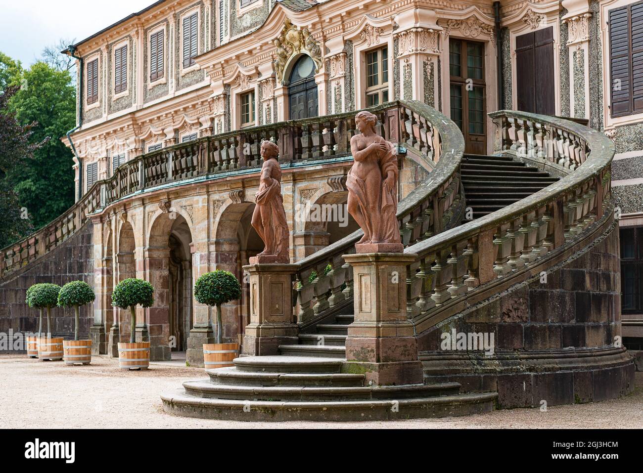 Schloss Favorite castle in Rastatt, Germany Stock Photo - Alamy
