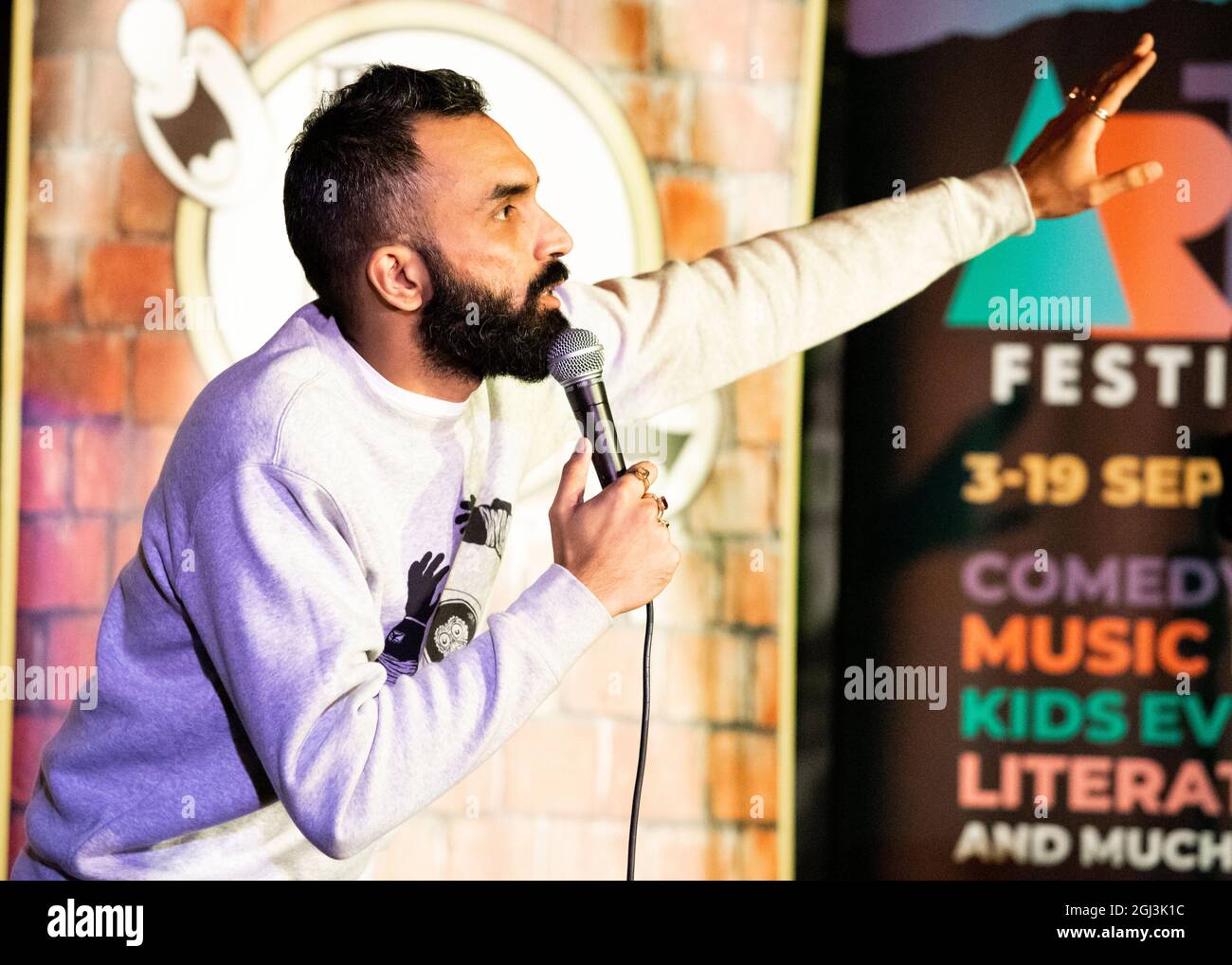 Ashish Suri, Comedian, Best Newcomer, Southend Arts Festival, Essex ...