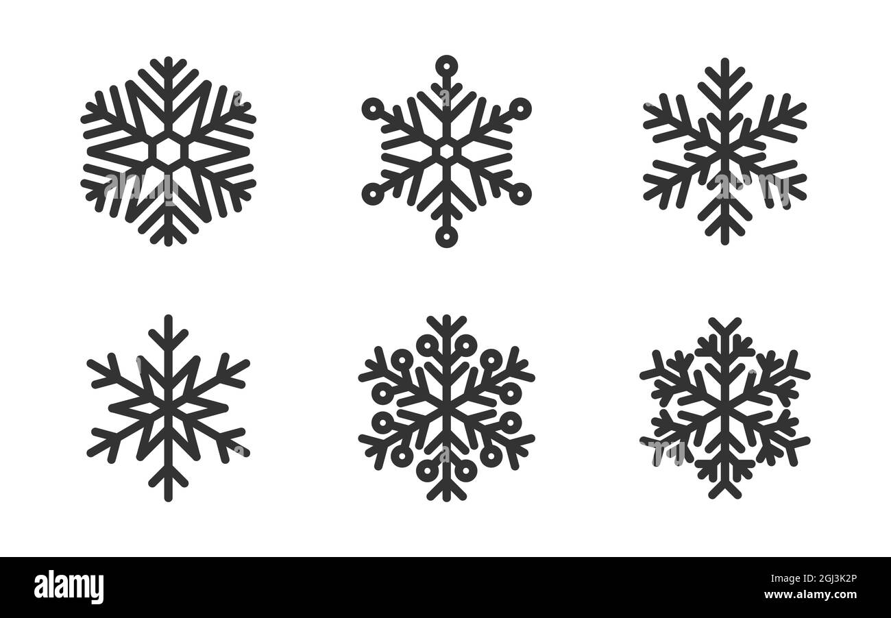 Copos De Nieve Vector