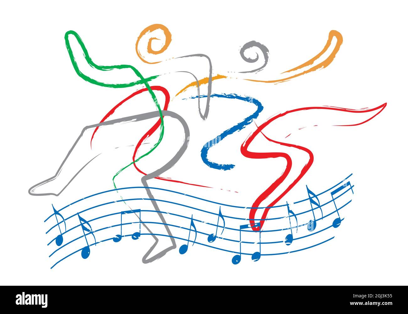 Ballroom dancers class Stock Vector Images - Alamy