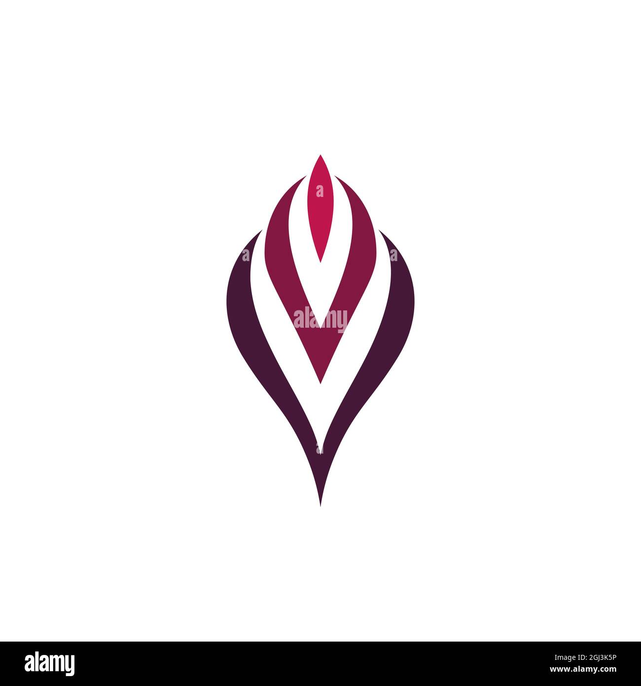 Abstract Flame Logo Torch Logo Design Stock Vector. Illustration Of