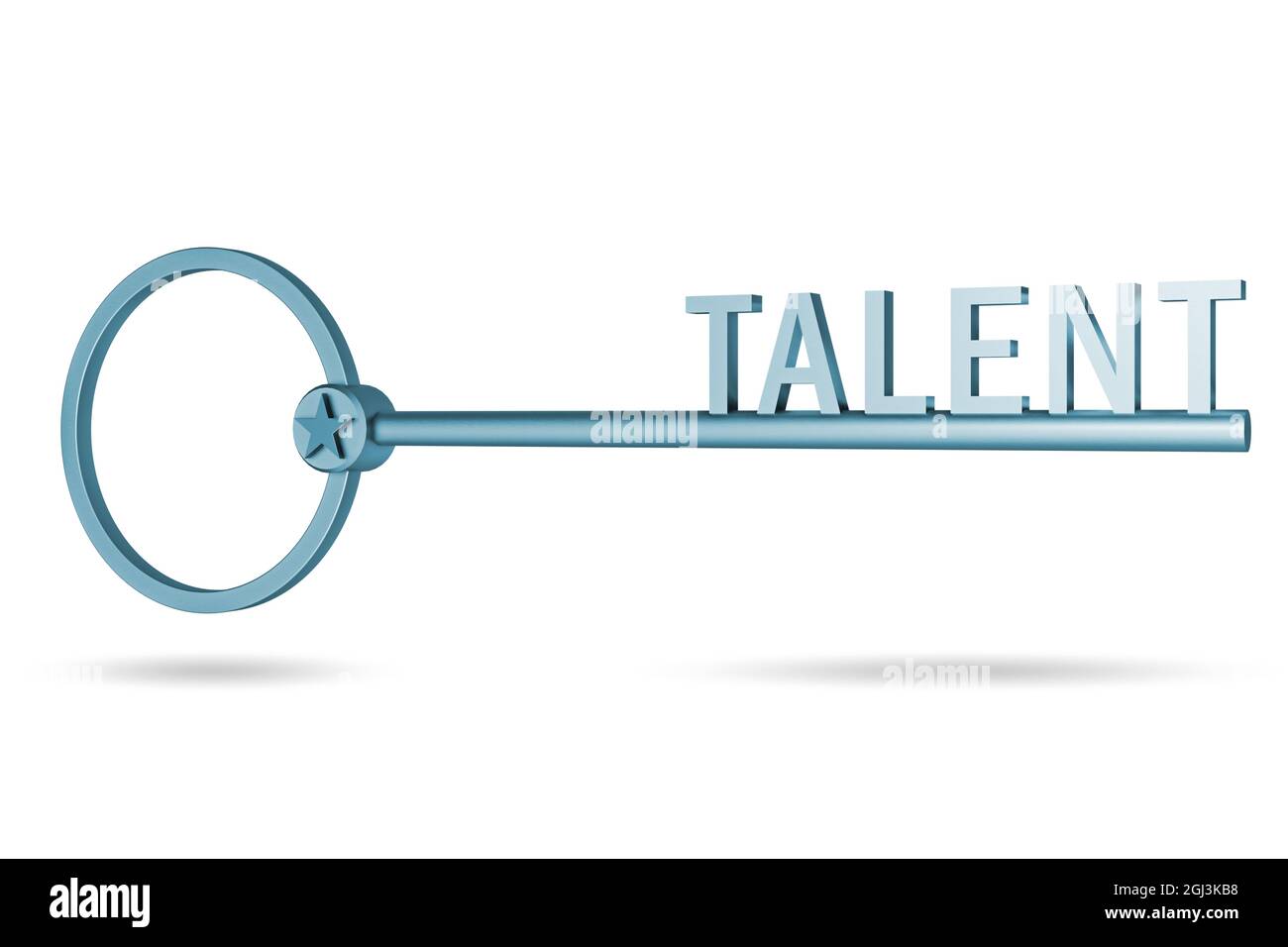 Talen concept with the opening key Stock Photo - Alamy