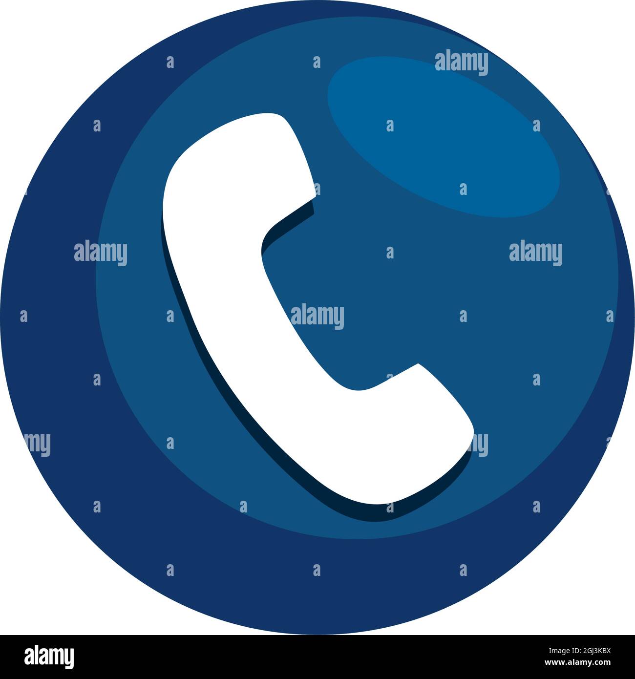 phone button icon Stock Vector Image & Art - Alamy