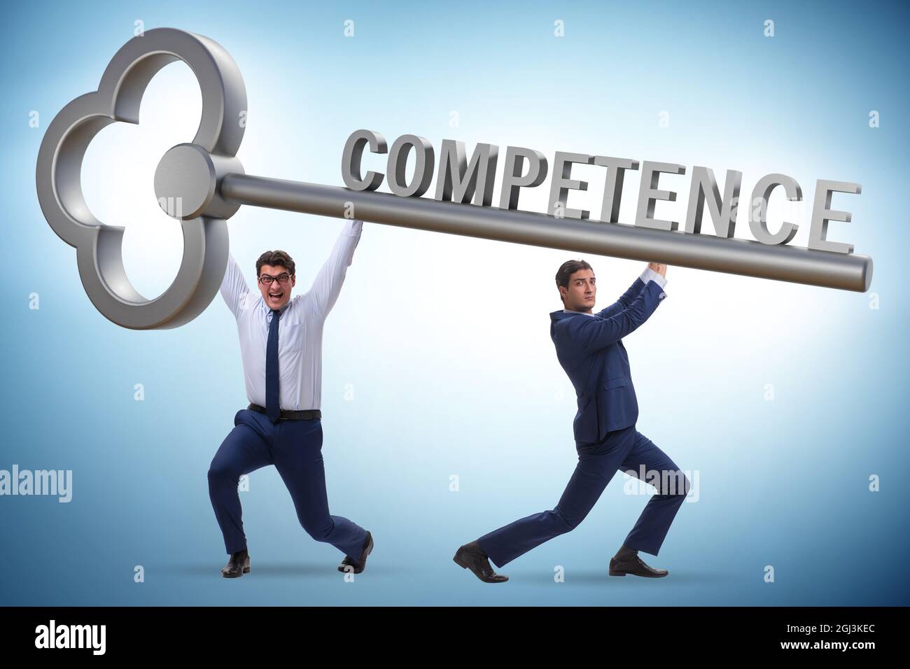 Experience and competence concept with the key Stock Photo - Alamy
