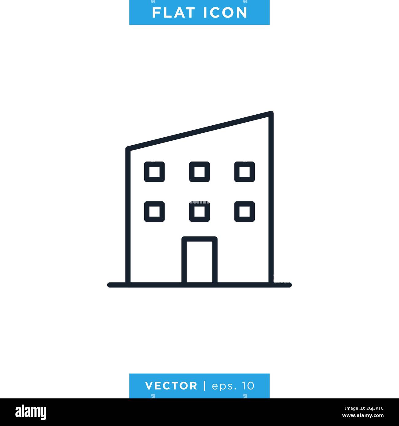 Building icon vector stock illustration design template. Vector eps 10 ...