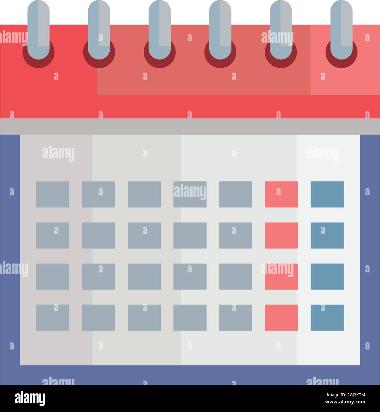 blue month calendar Stock Vector Image & Art - Alamy