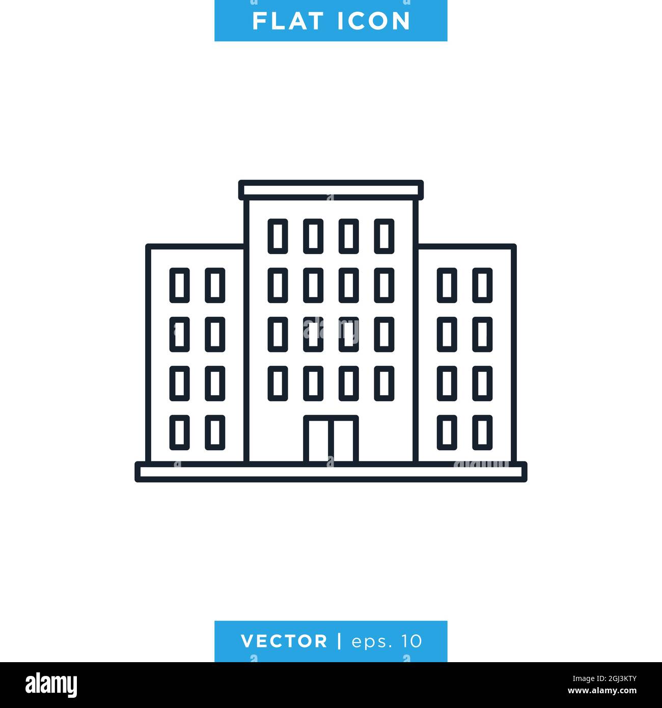 Building icon vector stock illustration design template. Vector eps 10 ...