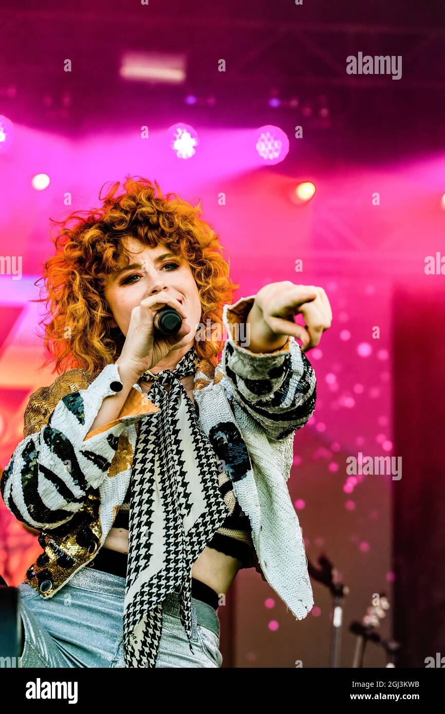 Kiesa Rae Ellestad known as Kiesza performs during the Together Again ...