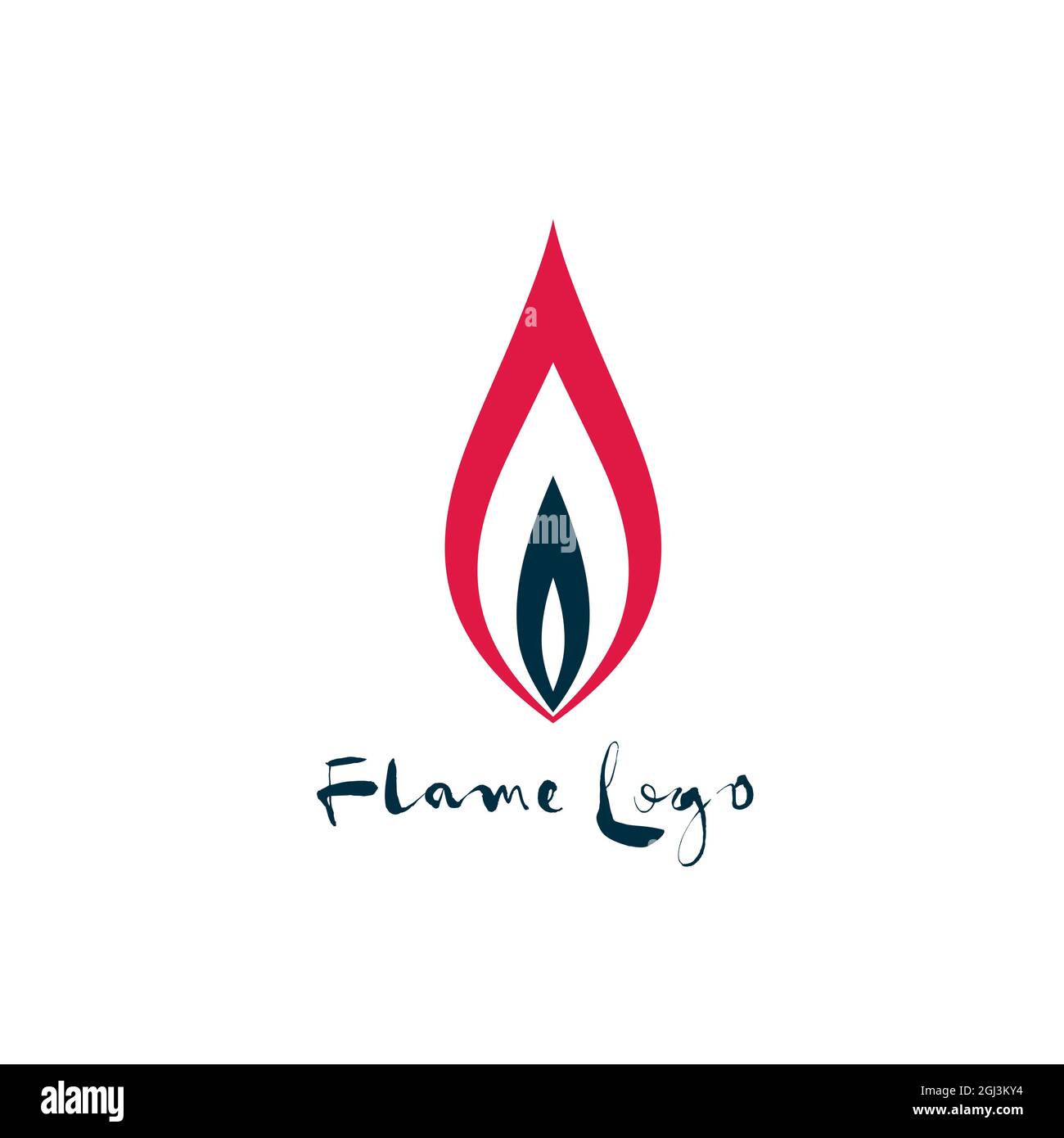 Abstract flame logo design. Creative fire logotype. Vector business ...