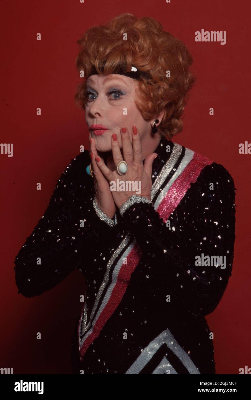 Los Angeles.CA.USA. LIBRARY. Lucille Ball. Mid 1980s. Ref:LMK30 ...