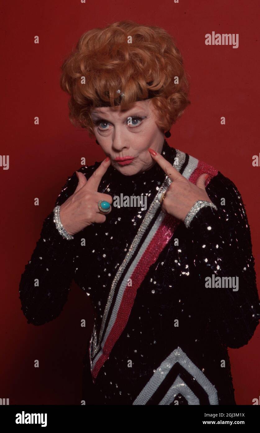 Los Angeles.CA.USA. LIBRARY. Lucille Ball. Mid 1980s. Ref:LMK30 ...