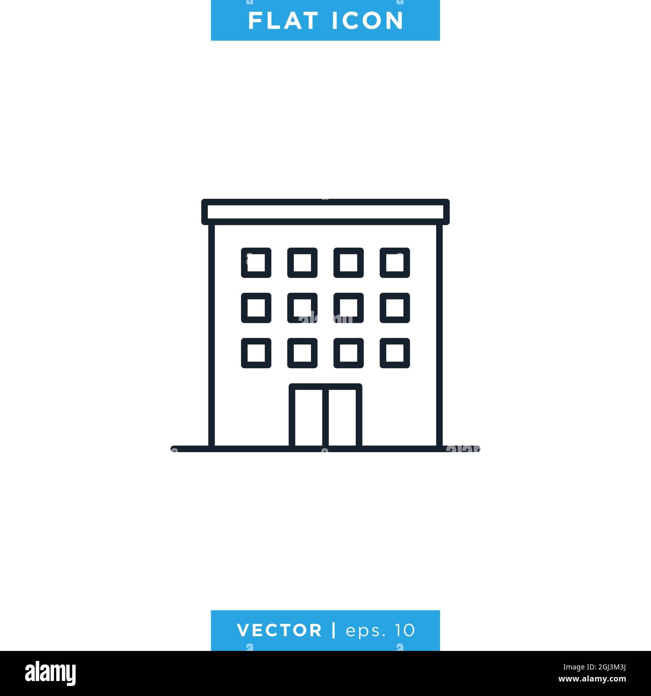 Building icon vector stock illustration design template. Vector eps 10 ...