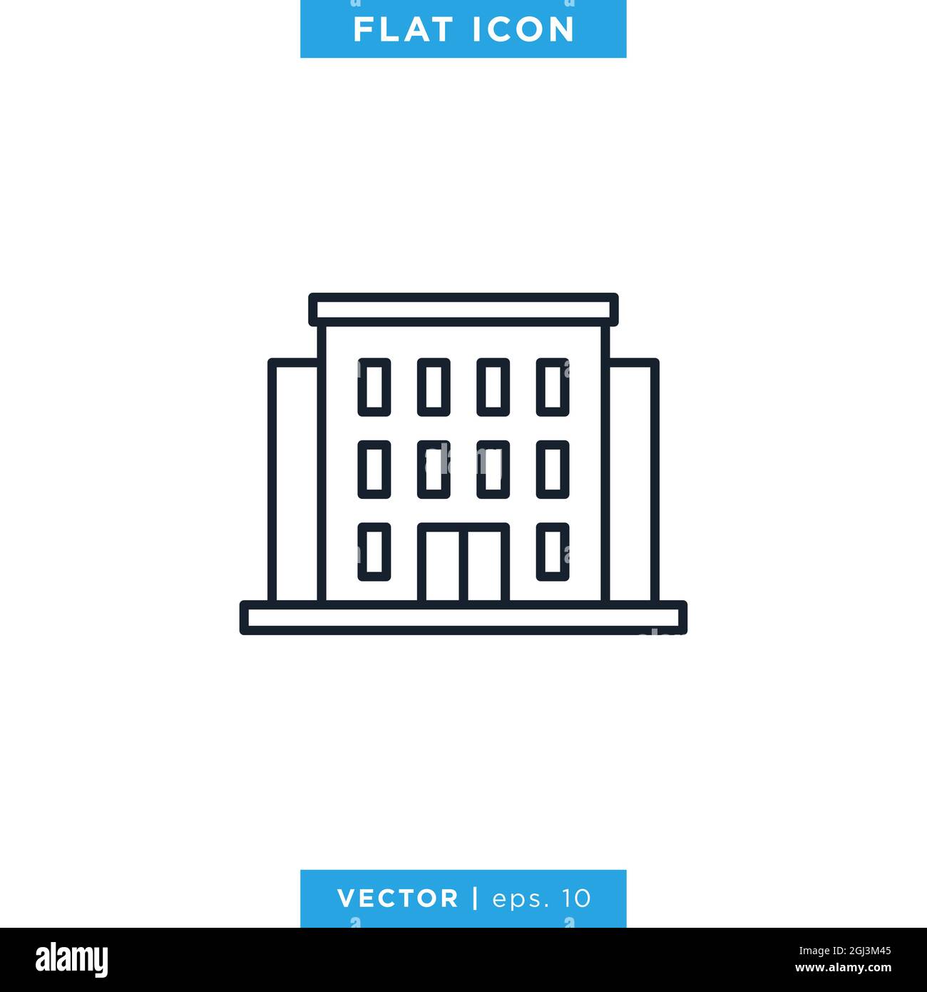 Building icon vector stock illustration design template. Vector eps 10 ...