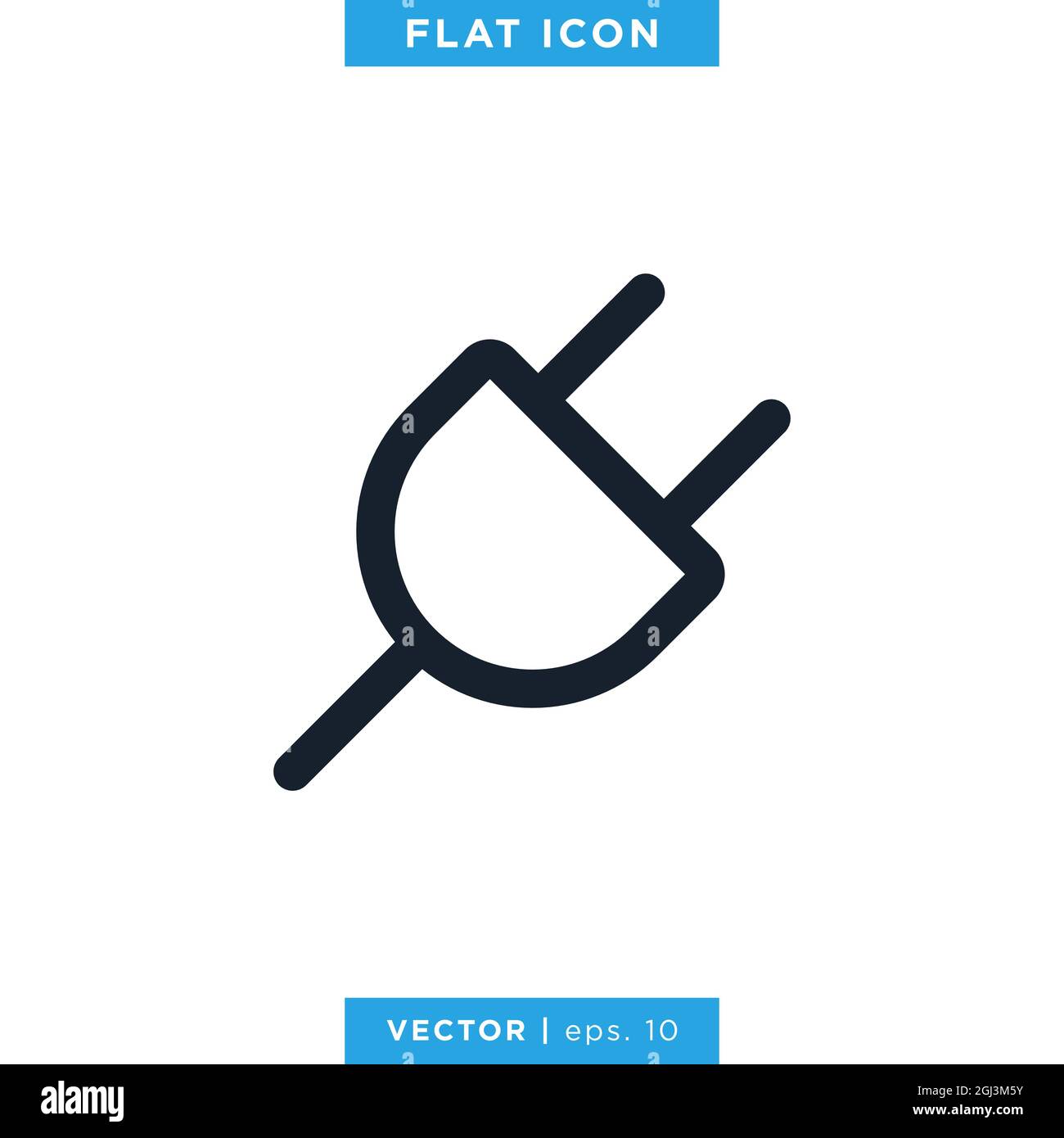 Electric Plug Icon Vector Stock Illustration Design Template. Vector ...