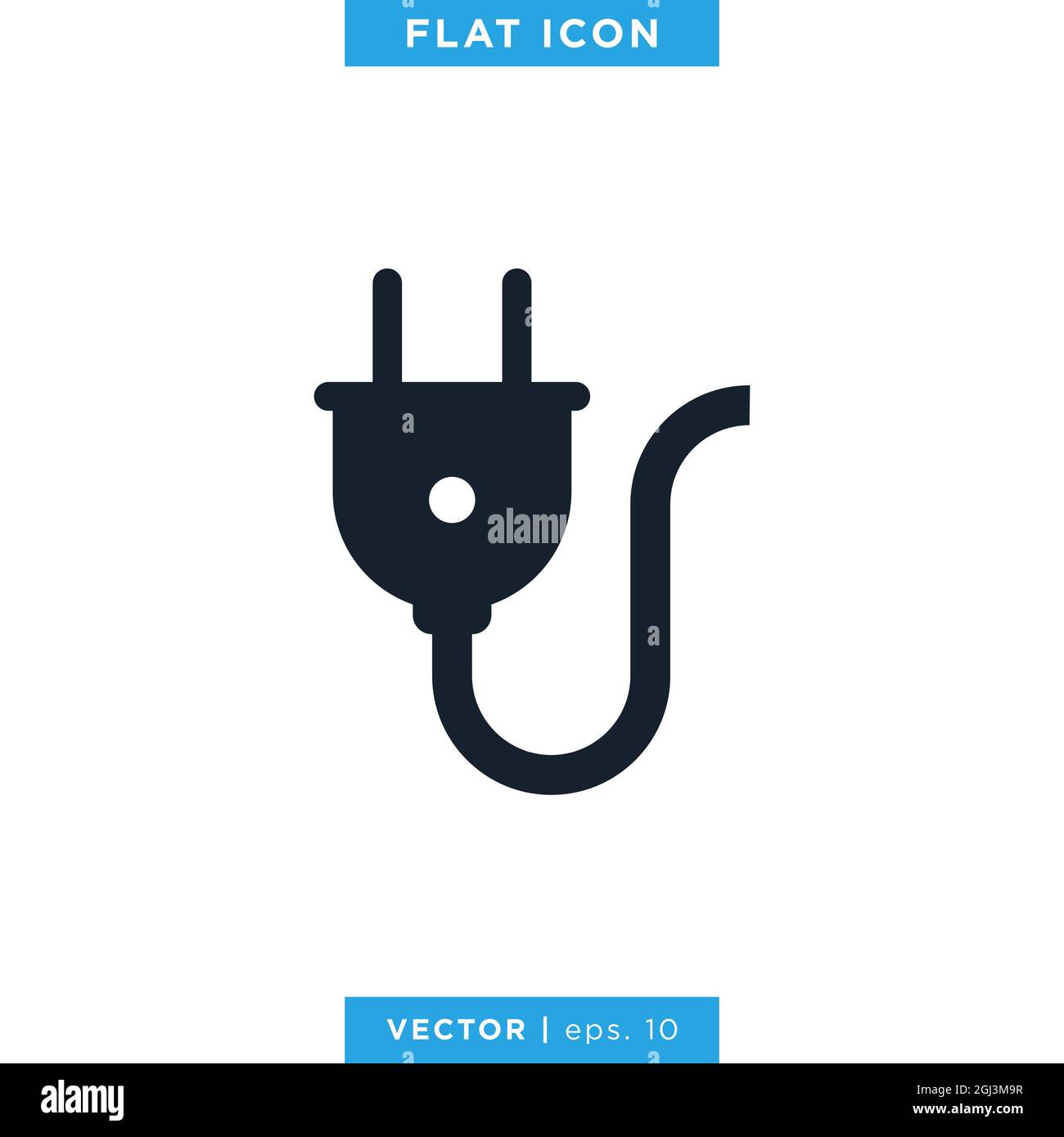 Electric Plug Icon Vector Stock Illustration Design Template. Vector ...