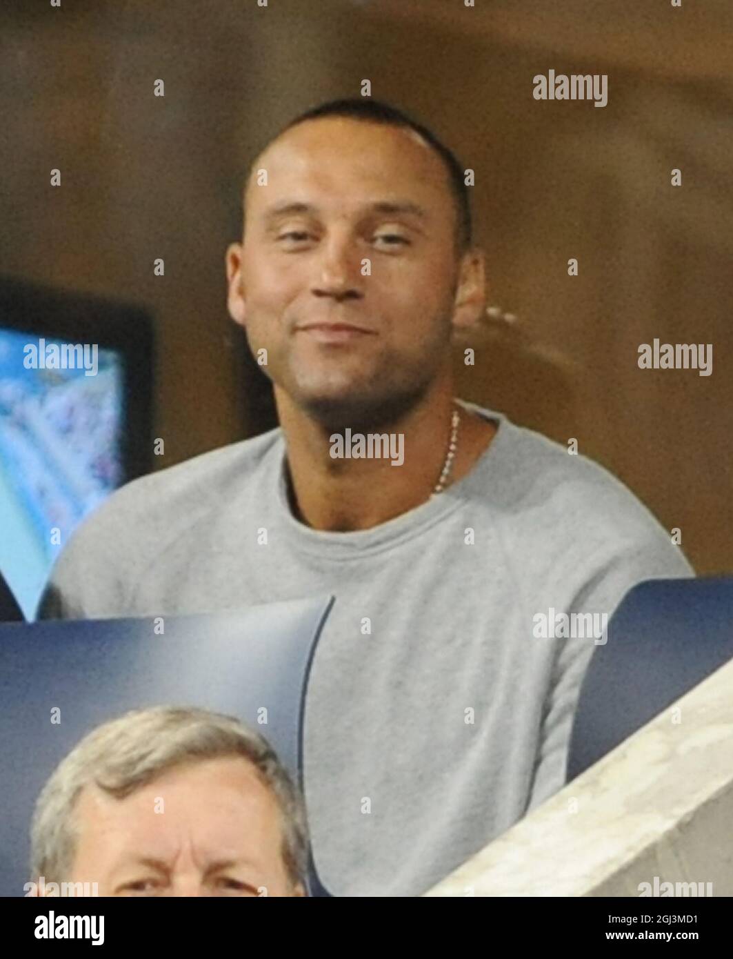 FLUSHING NY- SEPTEMBER 4: Derek Jeter and his girlfriend Minka Kelly ...