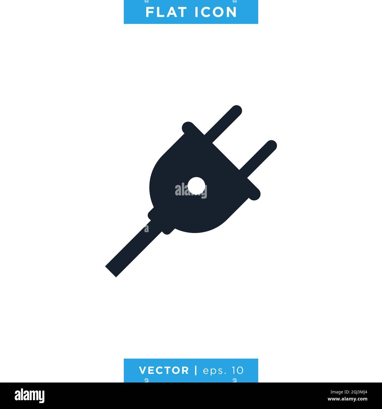 Electric Plug Icon Vector Stock Illustration Design Template. Vector ...
