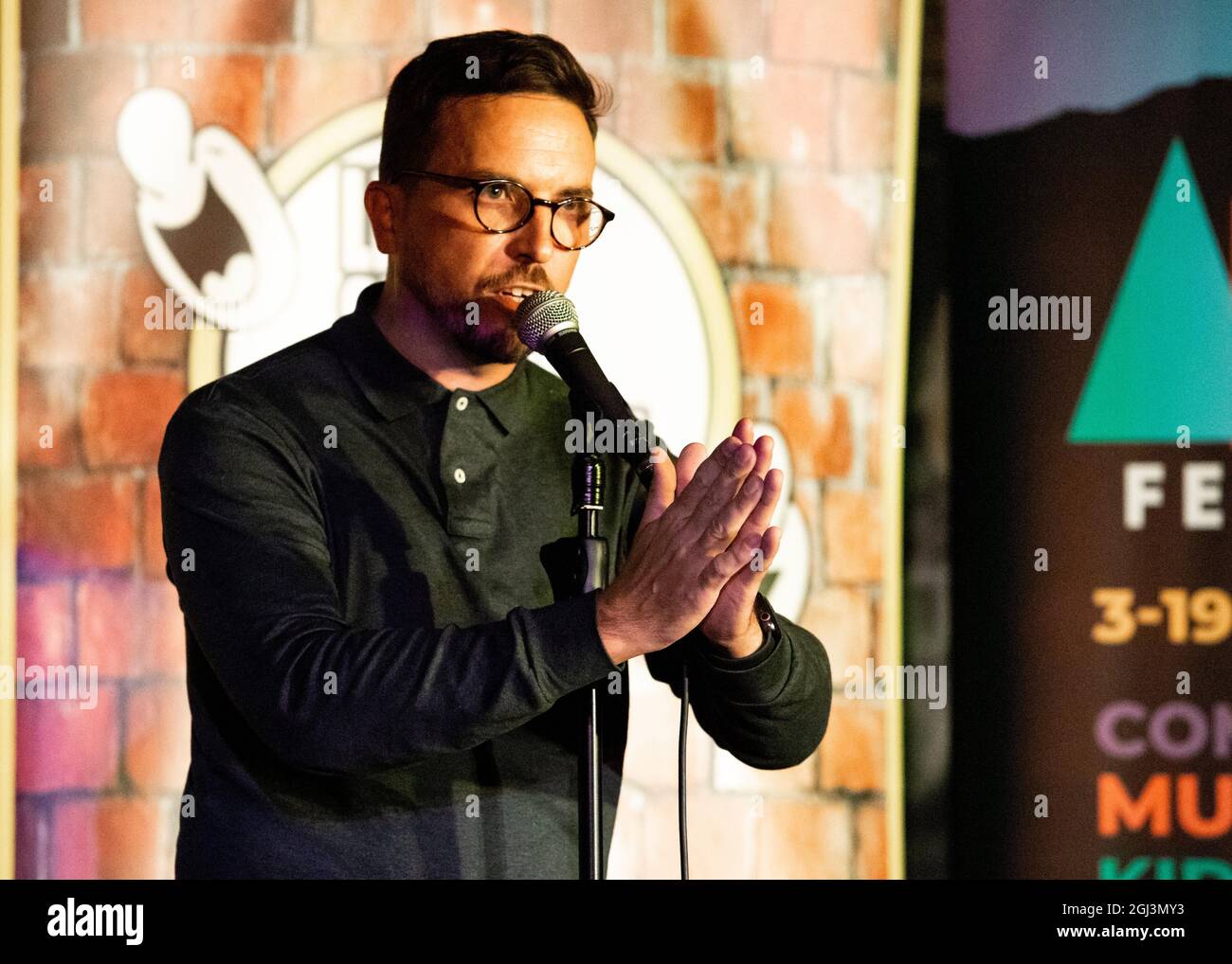 Ross McGrane, Comedian, Best Newcomer, Southend Arts Festival, Essex ...