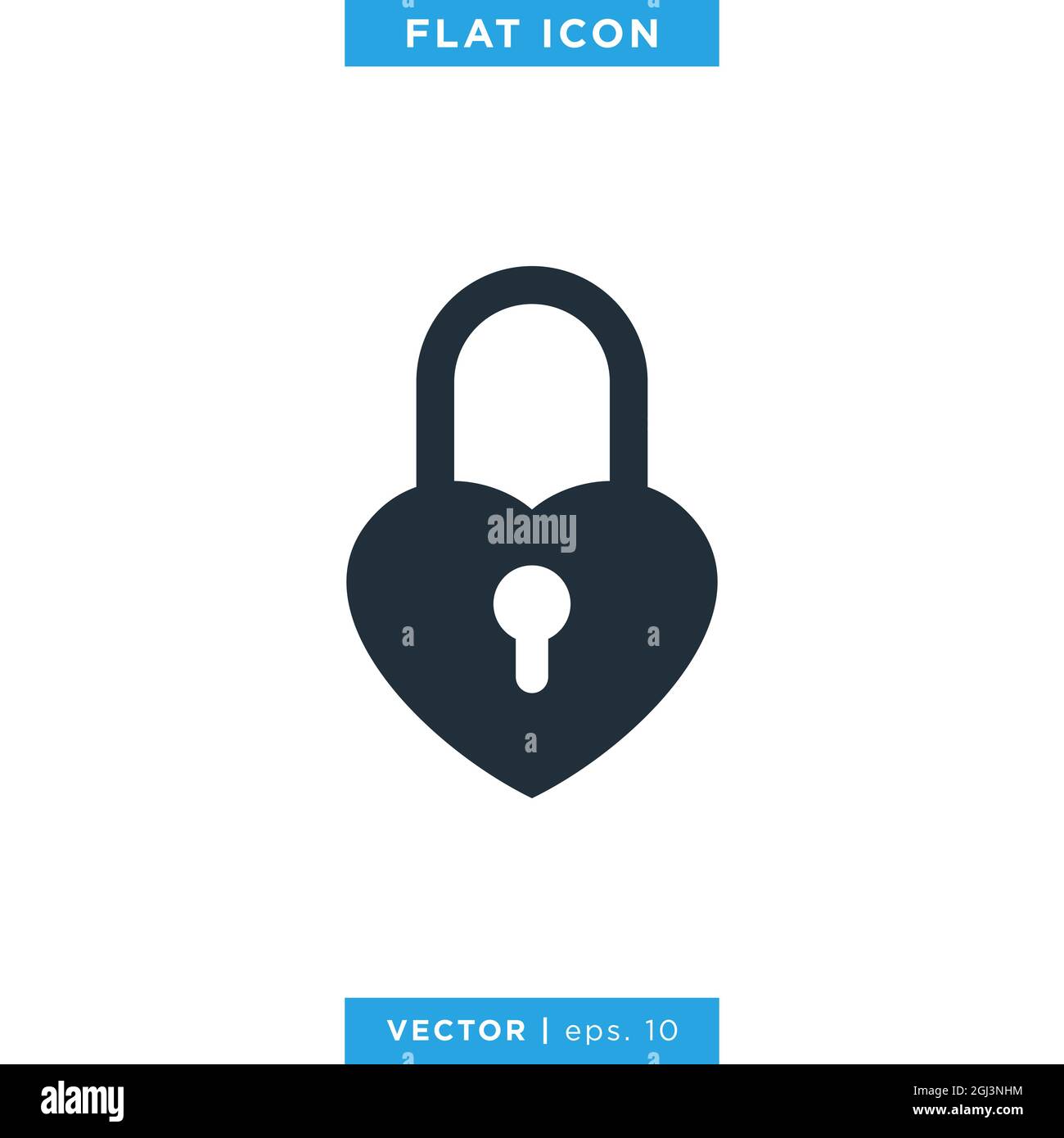 Padlock icon vector stock illustration design template. Vector eps 10 ...