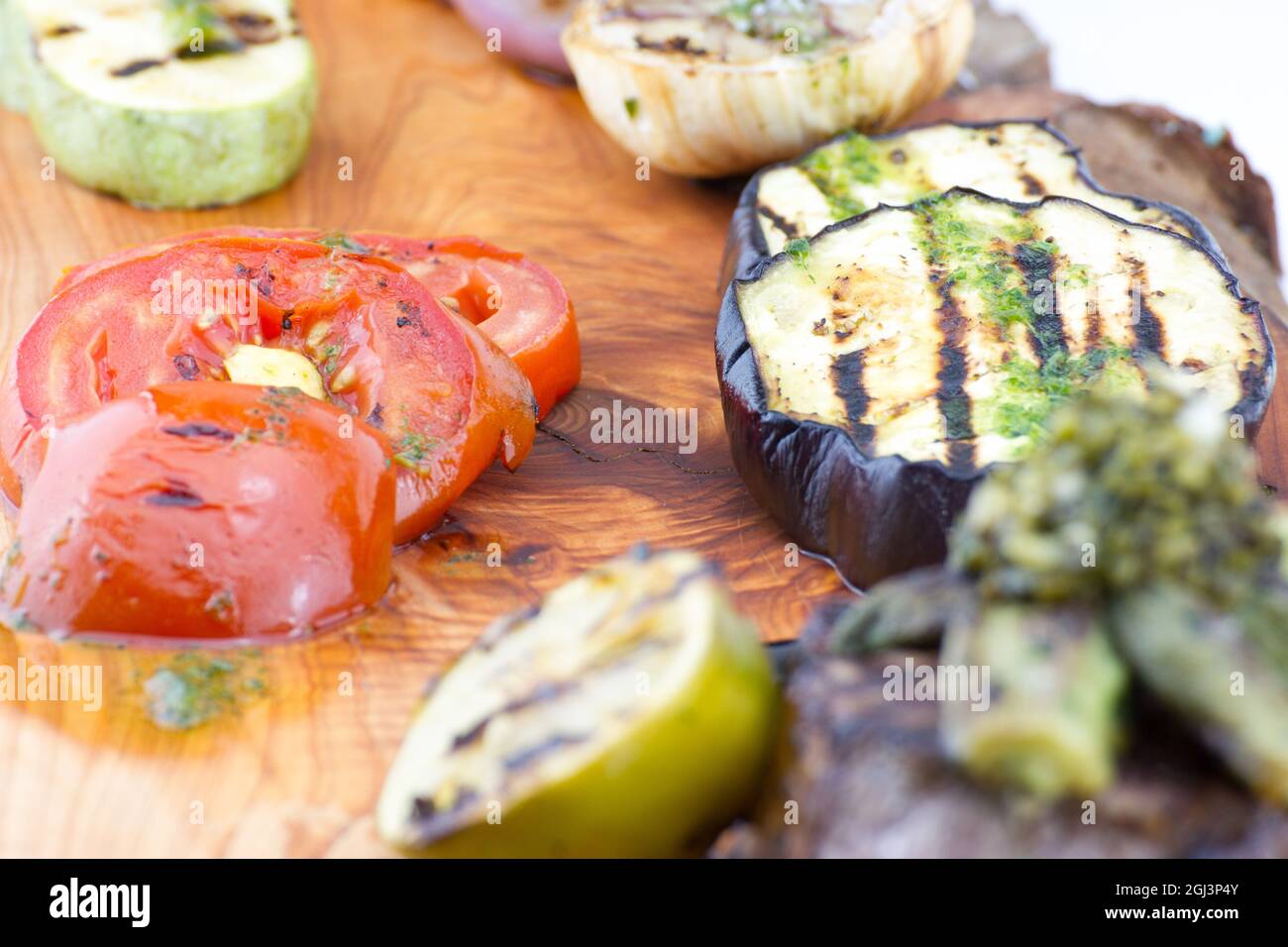 Beautiful Gourmet beef presentation Stock Photo - Alamy