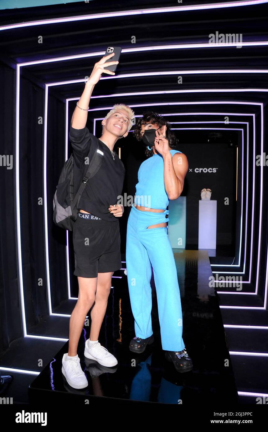 Social Media Influencer Bretman Rock Sacayanan takes a photo with a ...