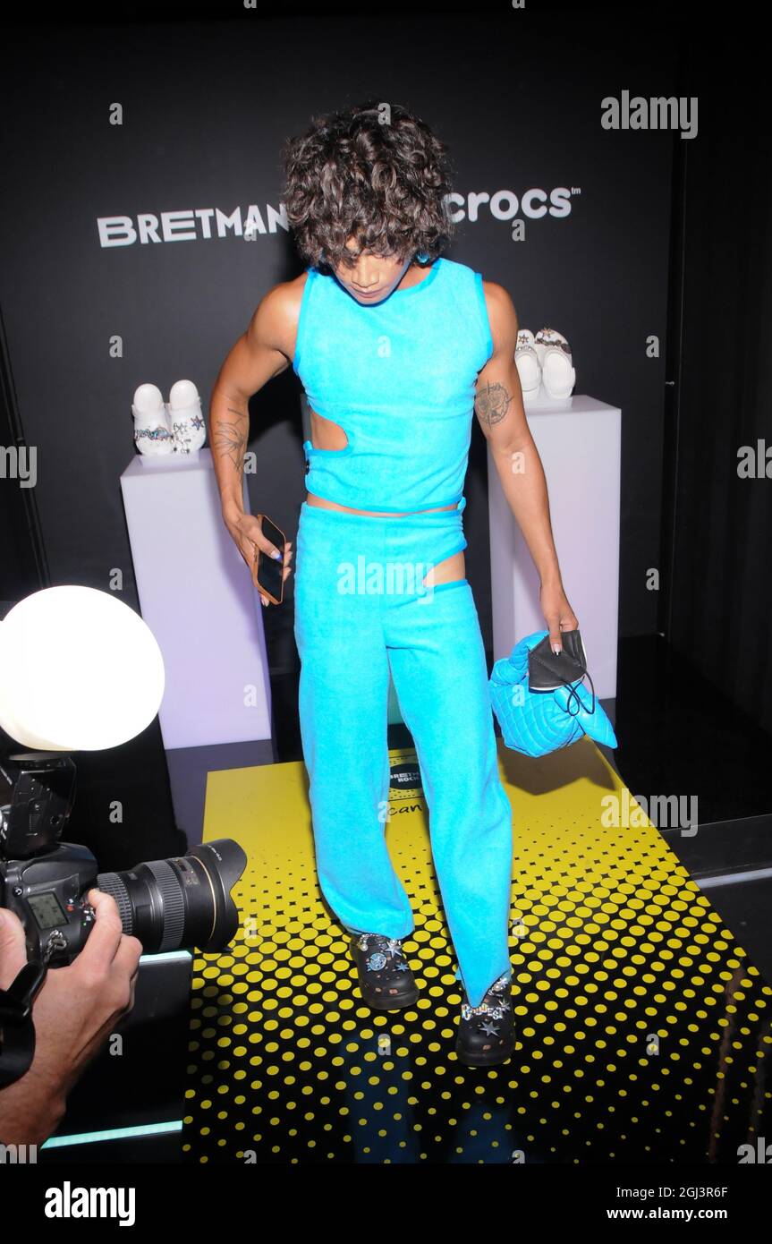 Social Media Influencer Bretman Rock Sacayanan attends the NYFW Kick ...