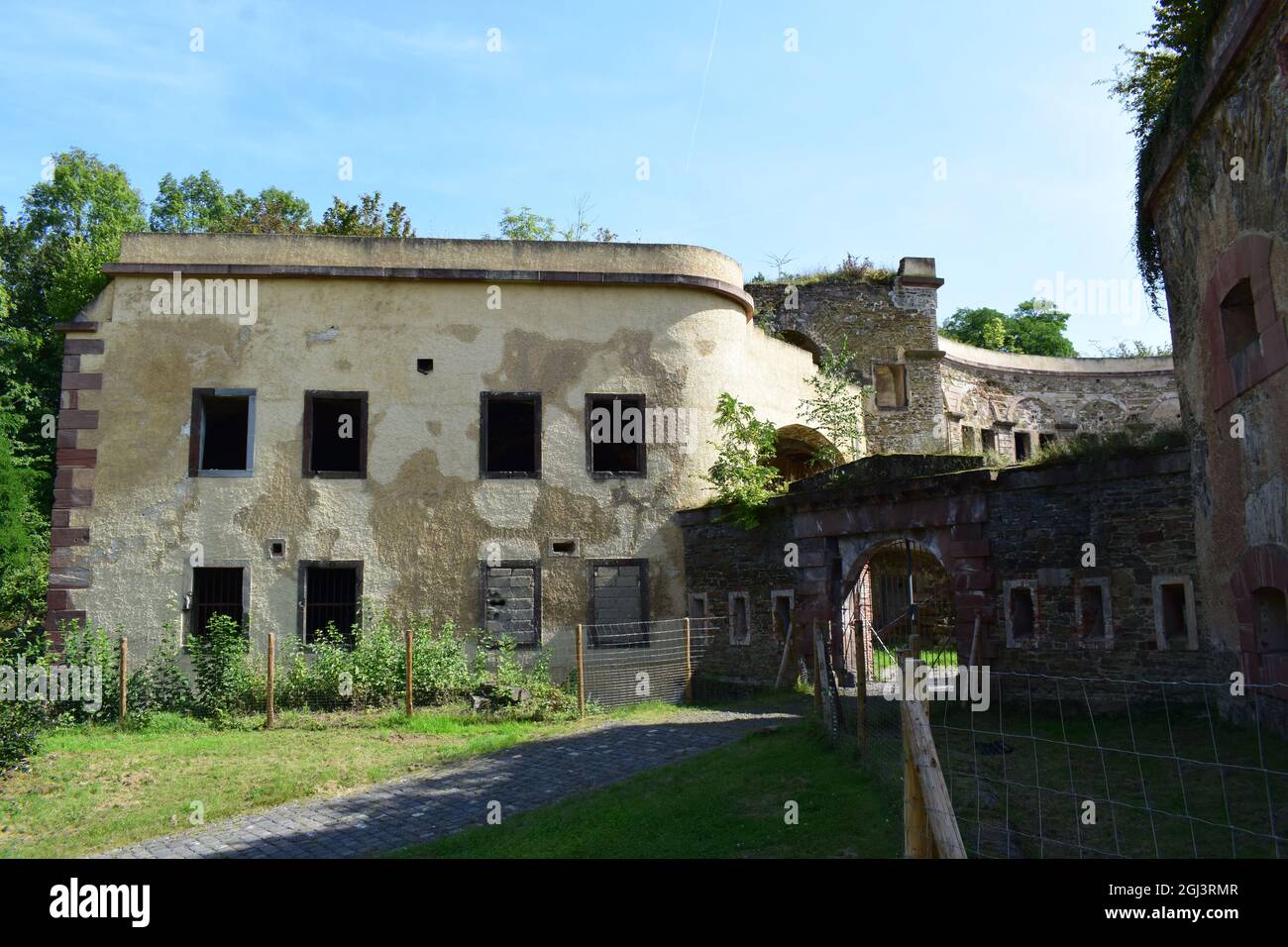 Fort Asterstein, Prussian Fortress in Koblenz Stock Photo - Alamy